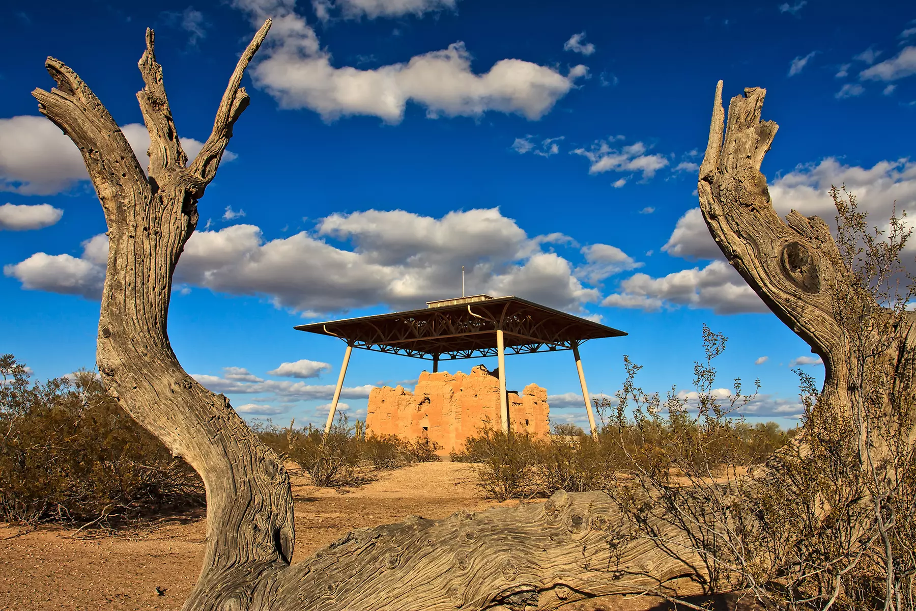 Casa Grande Ruins National Monument, Coolidge, Arizona, Amurka