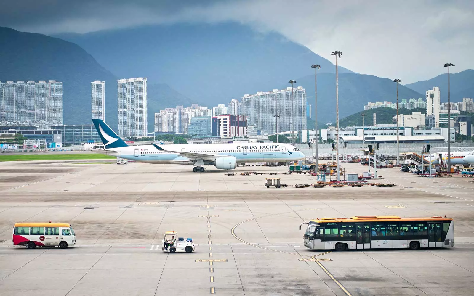 Aereo Cathay Pacific a Hong Kong