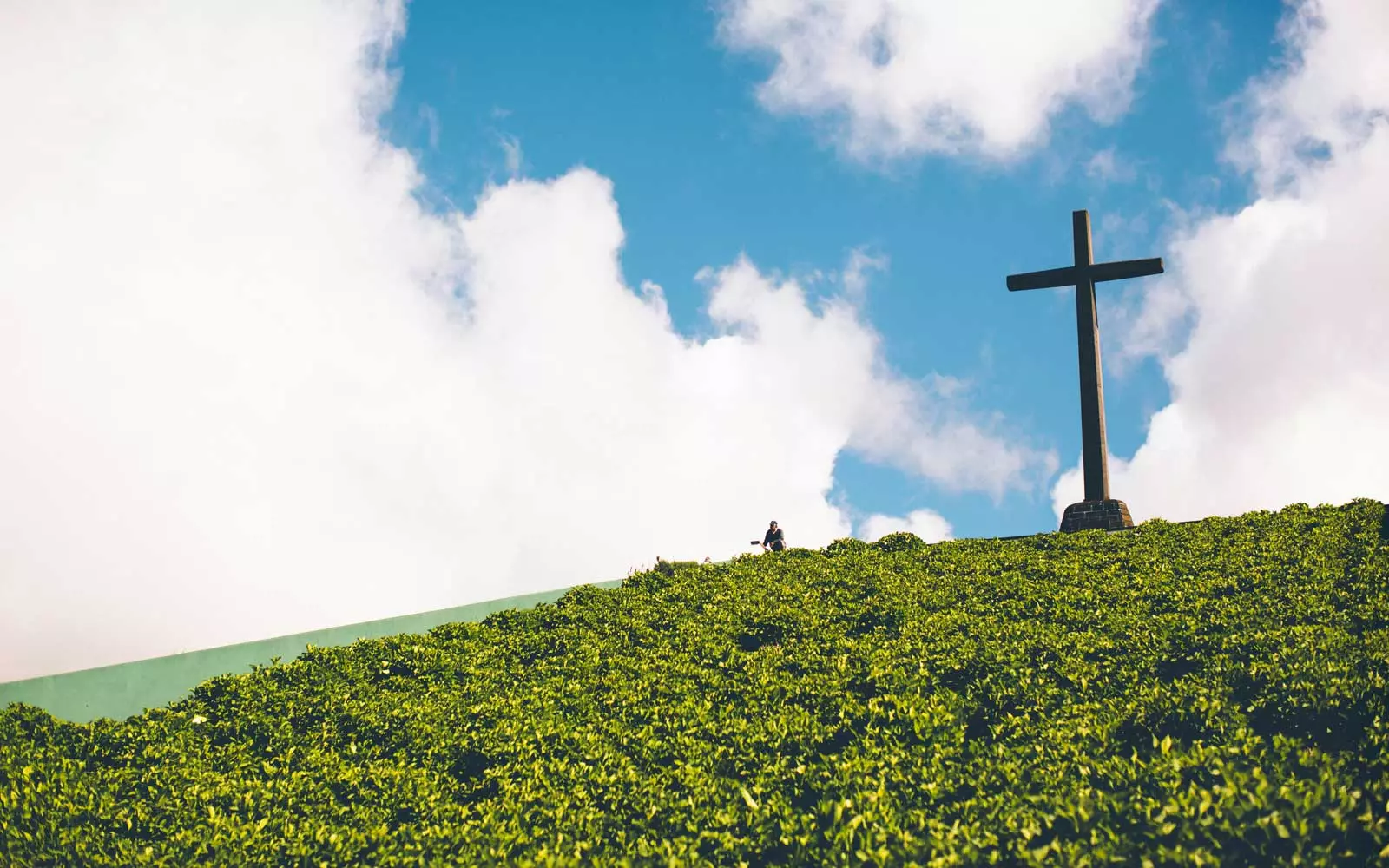 Cruz nun outeiro das Azores