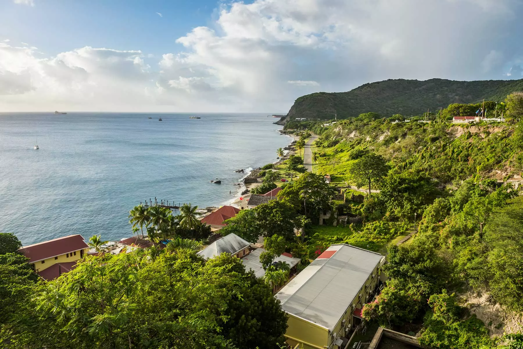 Caribbean, Netherland Antilles, St. Eustatius, Oranjestad bay