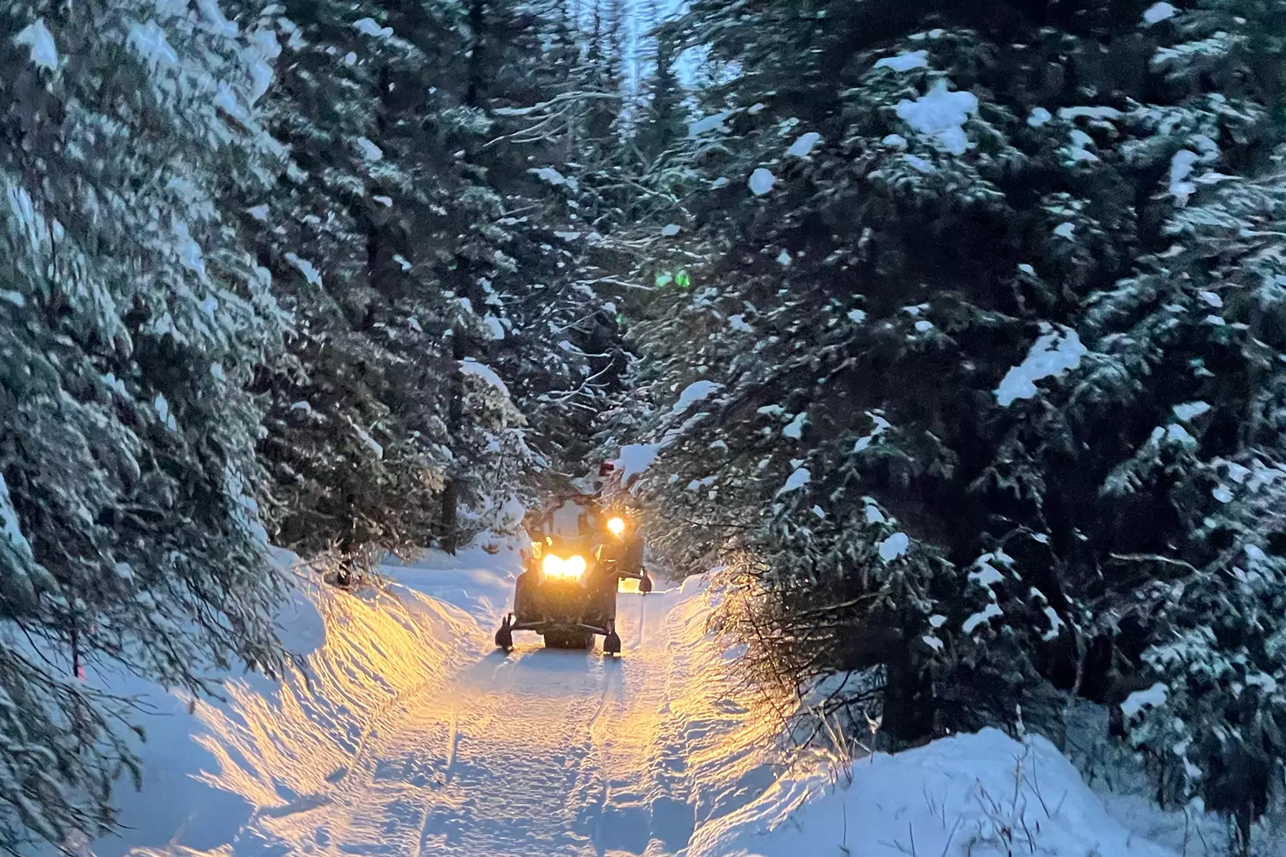 ATV sulla neve con Alaska Backcountry Adventure Tours