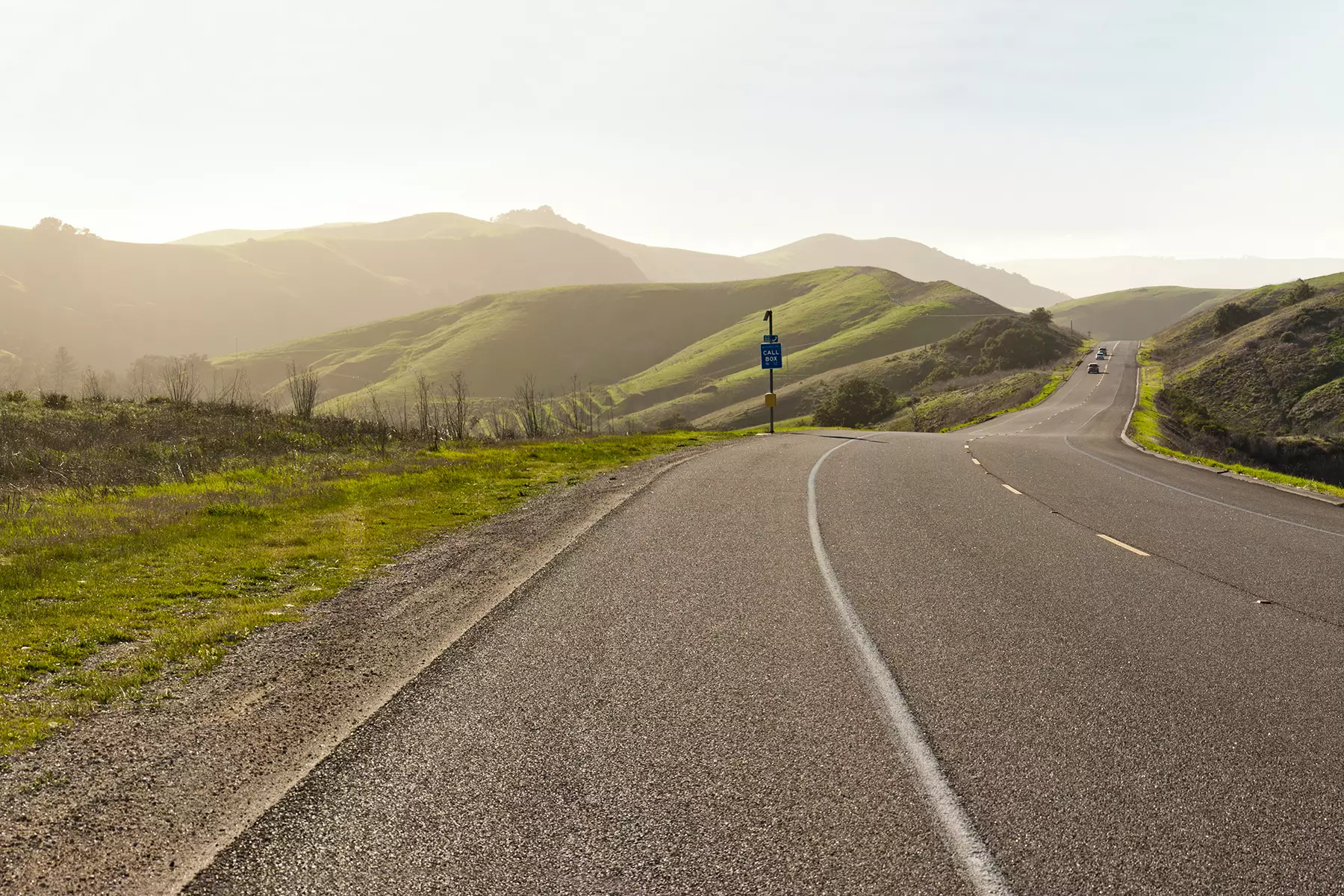 nagmaneho sa highway 46 sa cambria, california