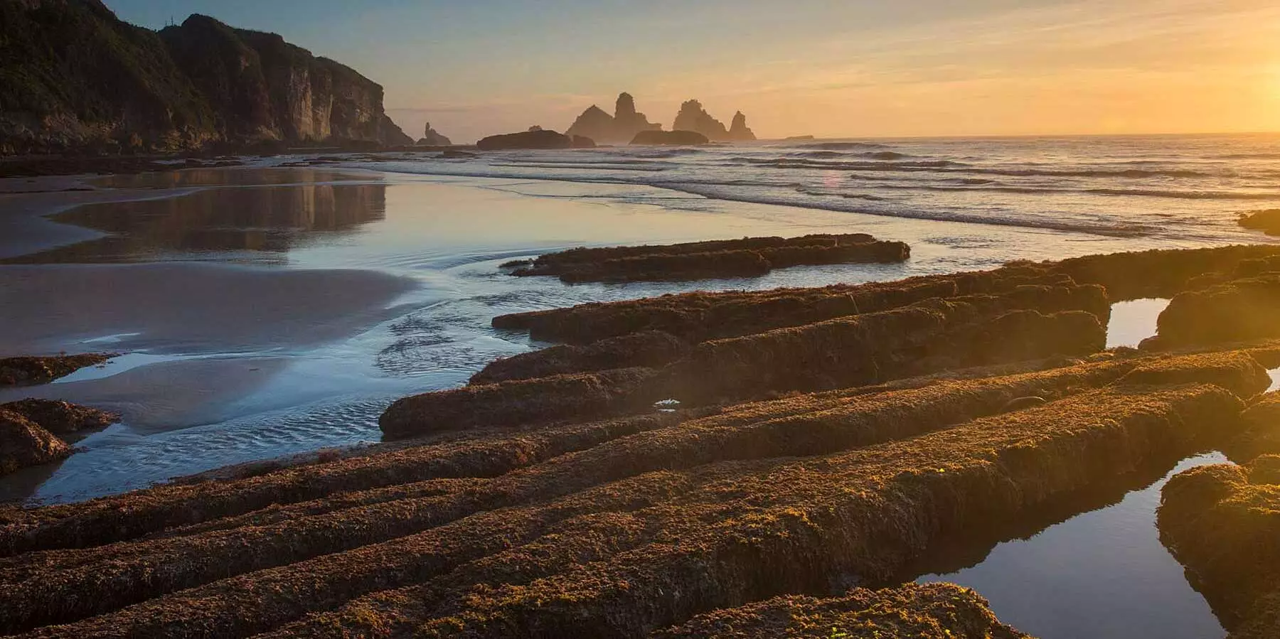 Stóri strandvegur Nýja Sjálands er einn af fallegustu strandleiðum heims