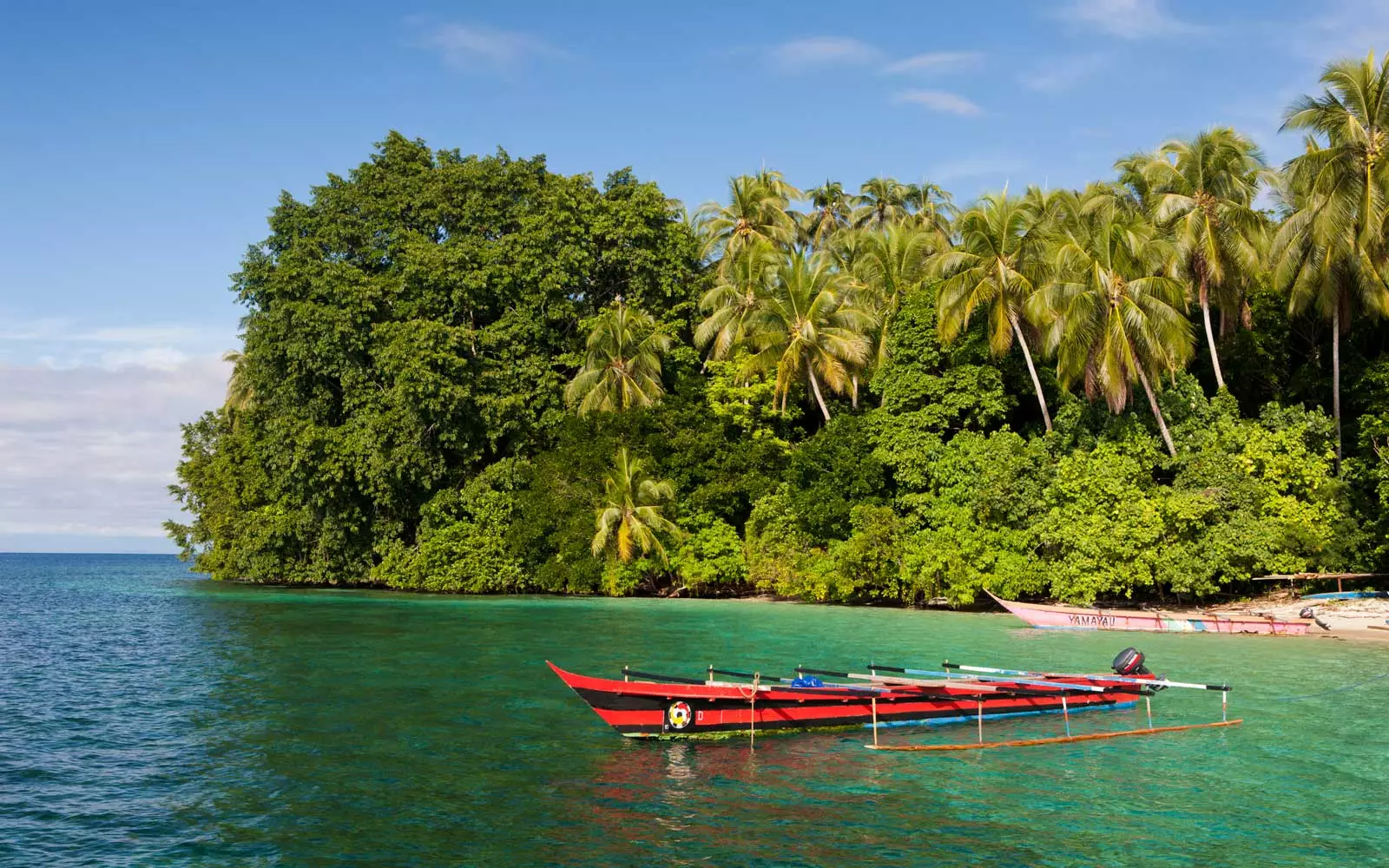 Lagun Pulau Ahe, Teluk Cenderawasih, Papua Barat, Indonesia