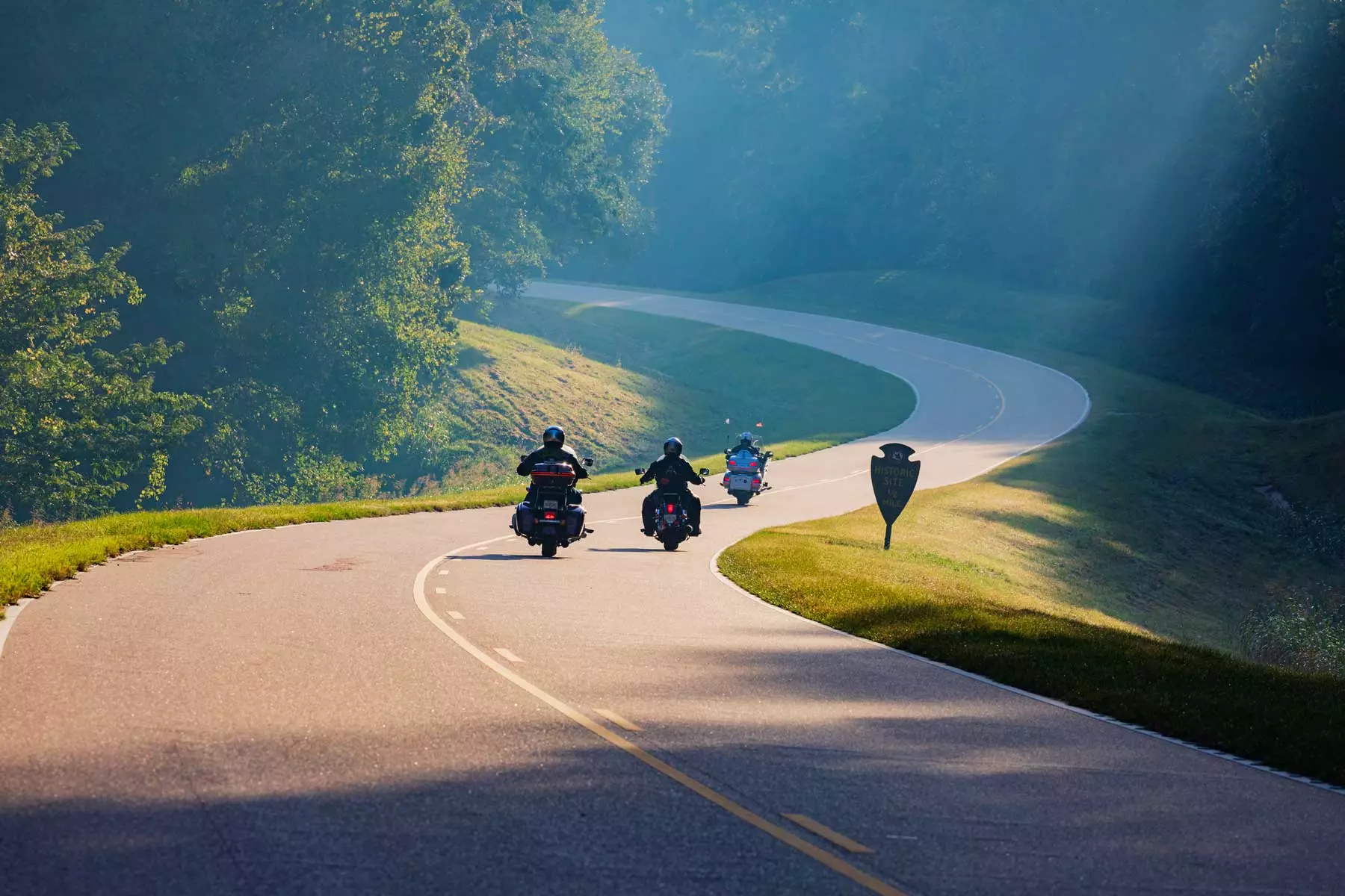 Мотоцикли на Natchez Trace Parkway