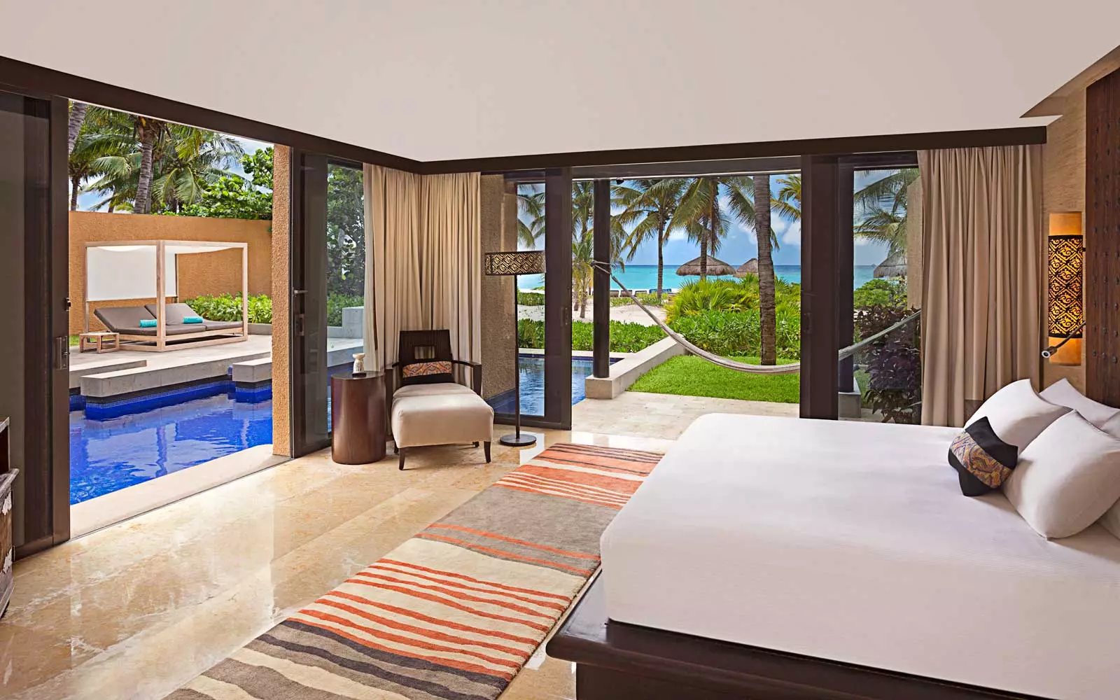 Вид из окна Banyan Tree Mayakoba