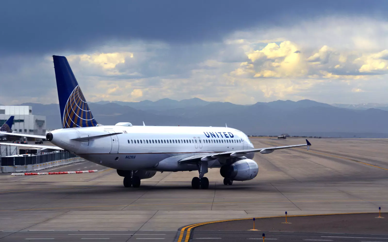 Самолет на United Airlines