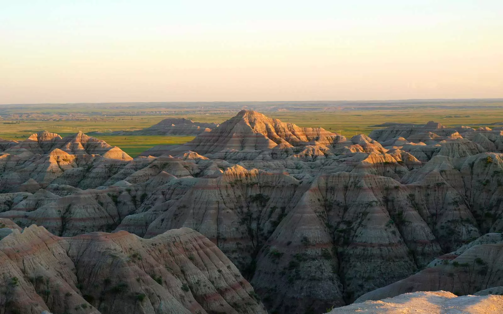 Páirc Náisiúnta Badlands i Dakota Theas