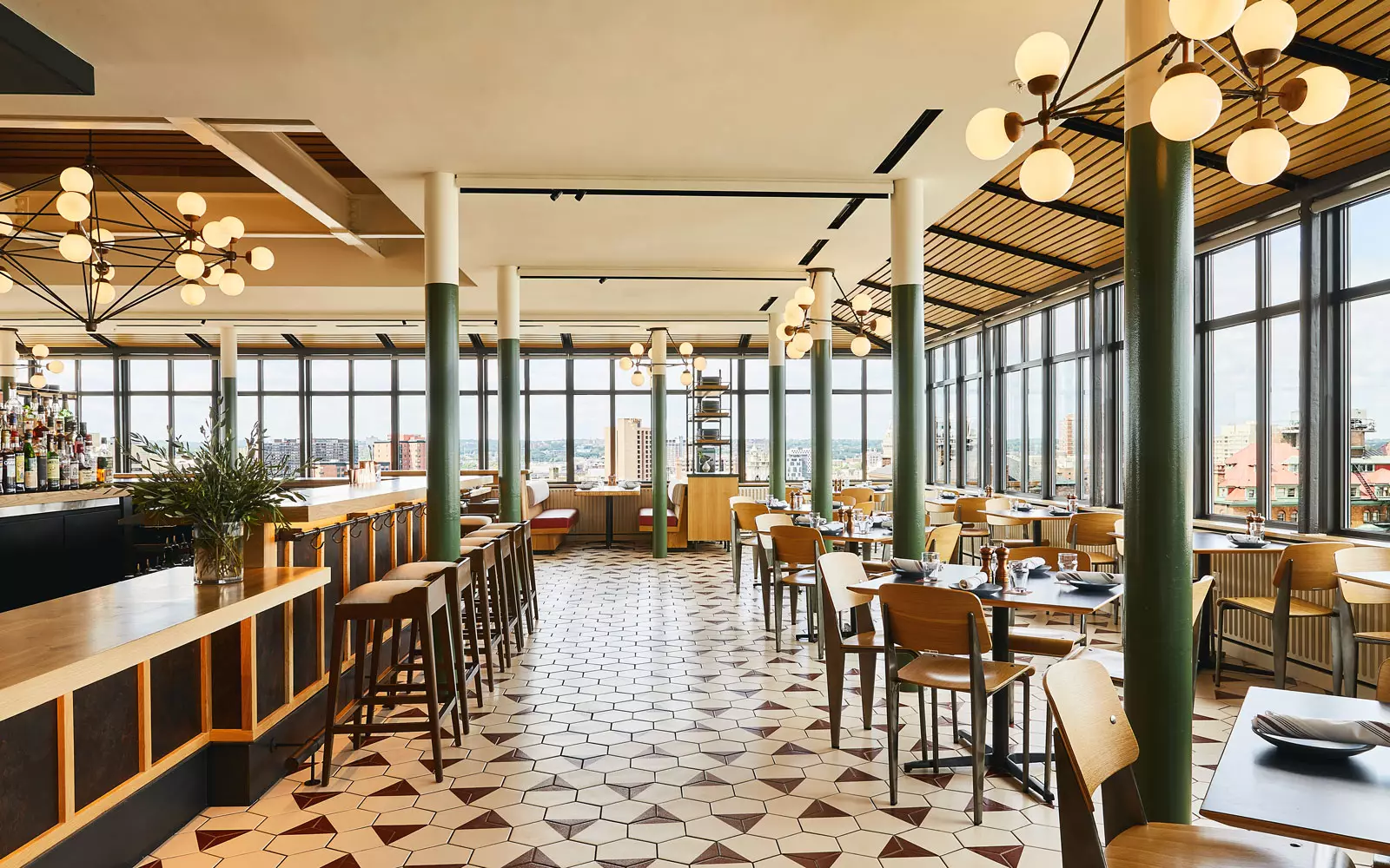 restaurant insdie Hotel Revival Baltimore