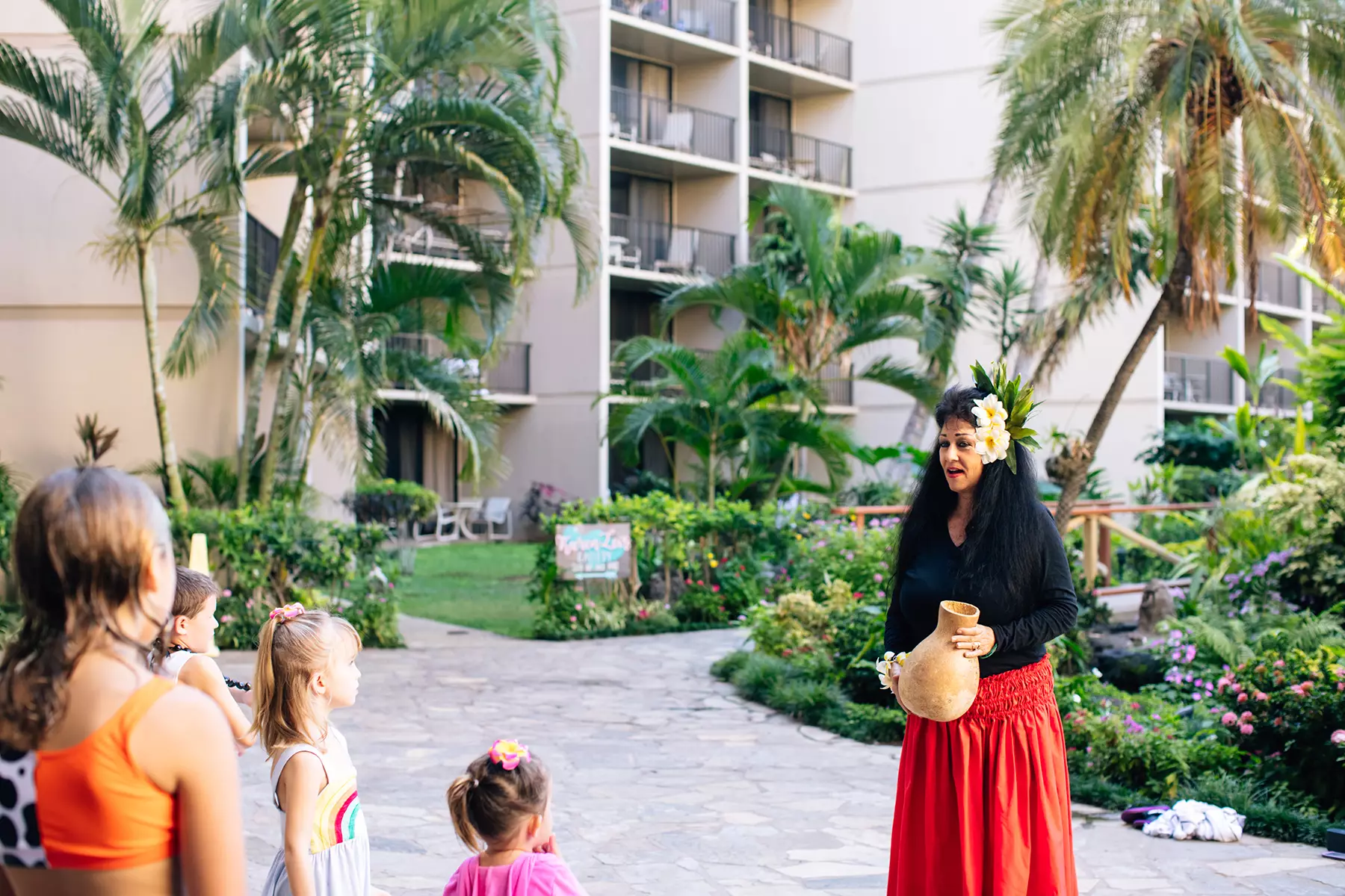 Kikundi cha watoto huko Aston Kaanapali Shores