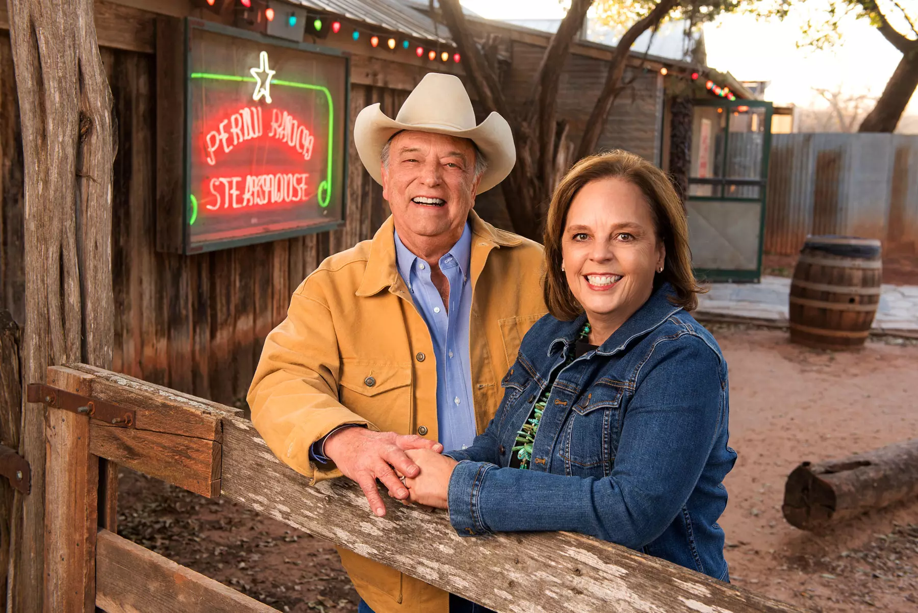 Tom kaj Lisa Perini ĉe la Perini Ranch Steakhouse