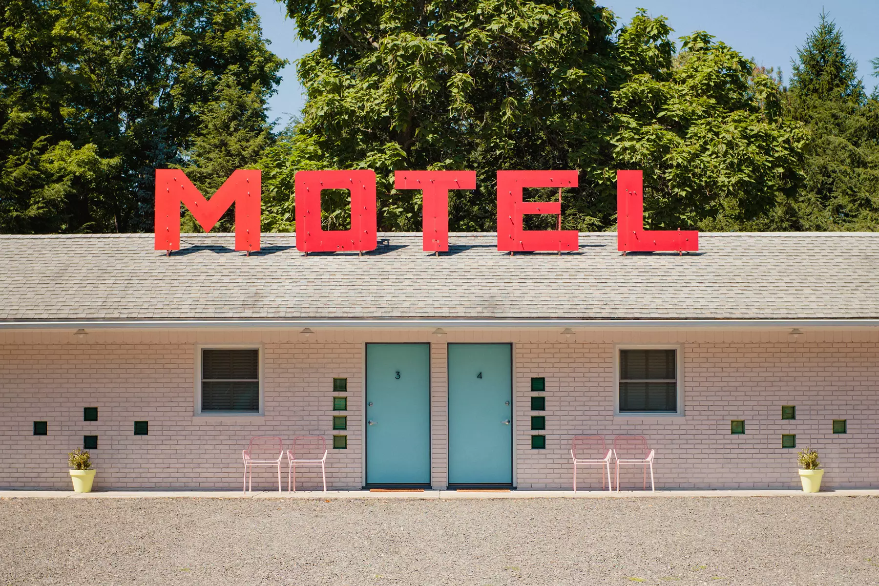 Exteriör av Starlite Motel