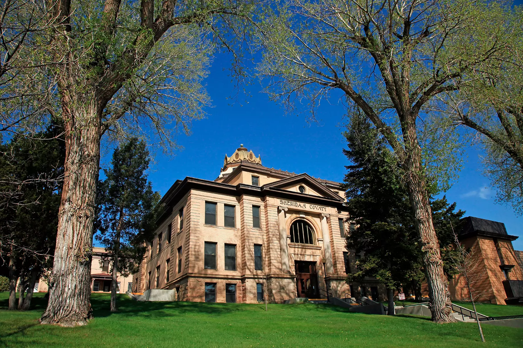 Sheridan County súdna budova v Sheridan Wyoming