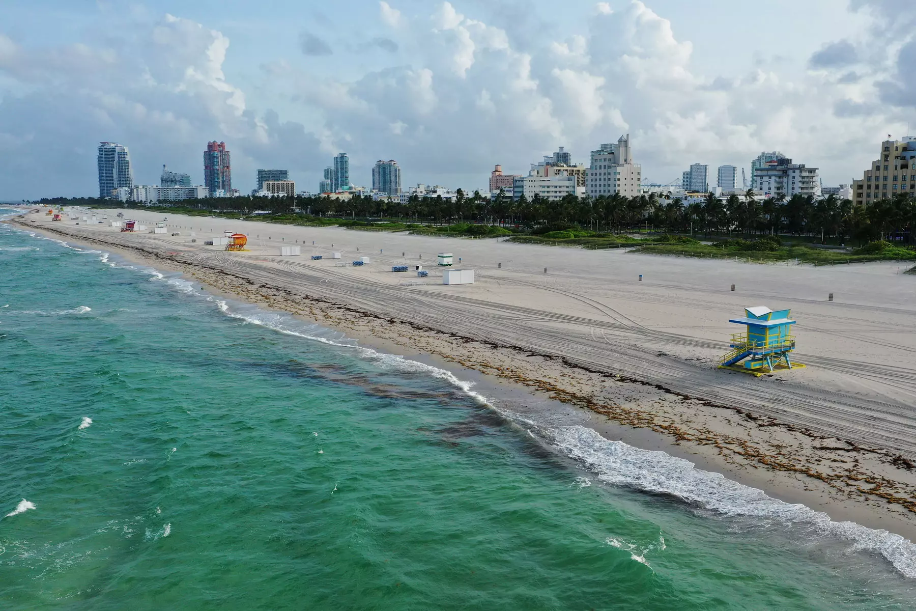 Flygfoto över ett Miami