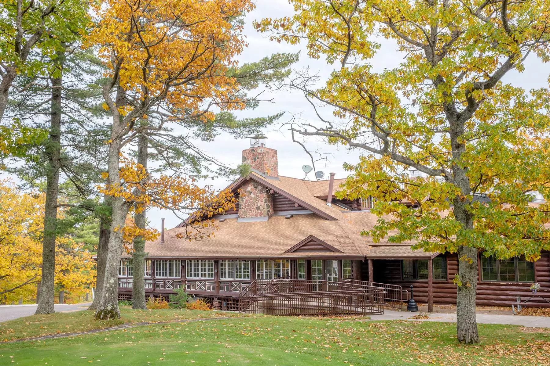 Keweenaw Mountain Lodge през есента