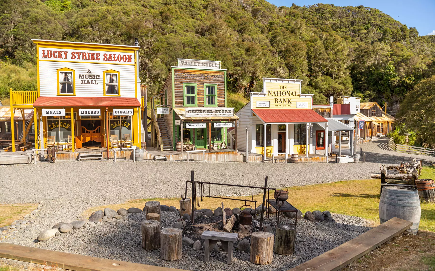 Westliche Gebäude in Mellonsfolly Ranch