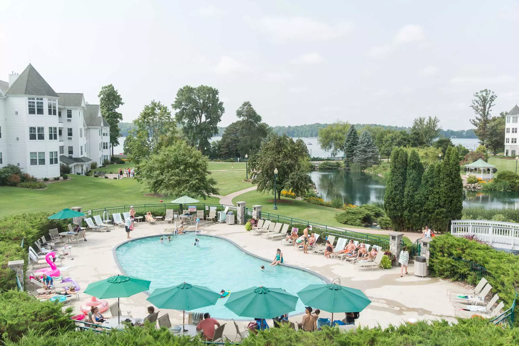 Osthoff Resort, pas dej, Elkhart Lake, Wisconsin