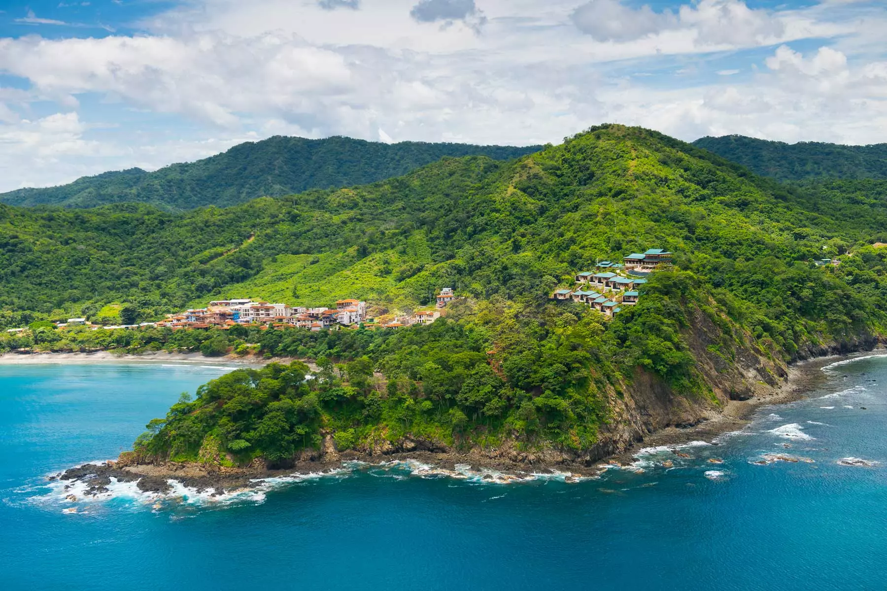 Vista aèria del complex Casa Chameleon a Costa Rica