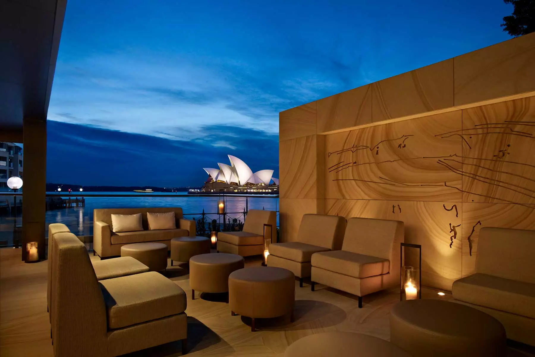 Terrazza della pensione Park Hyatt Sydney, Sydney, Australia