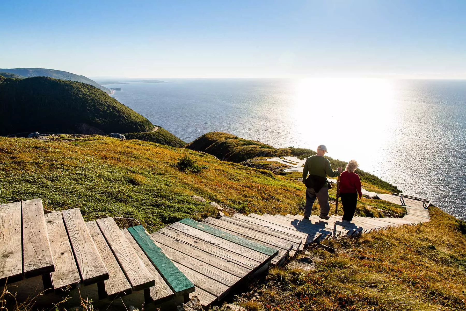 Skyline footpath, Cape Breton, Kanada