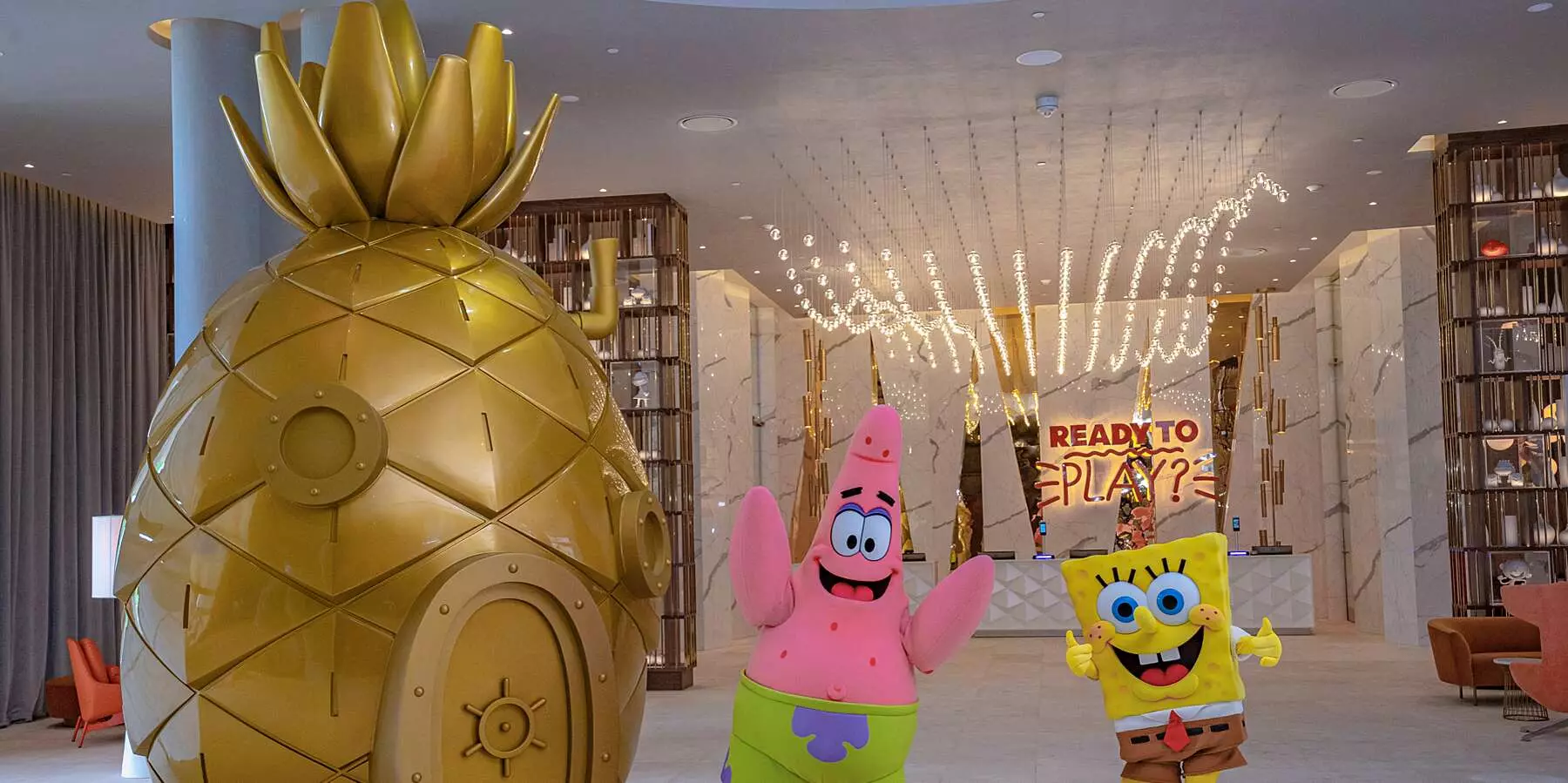 Resor Nickelodeon Mimiti Méksiko Ayeuna Dibuka - sareng Dipasang sareng Suite Nanas gaya Spongebob