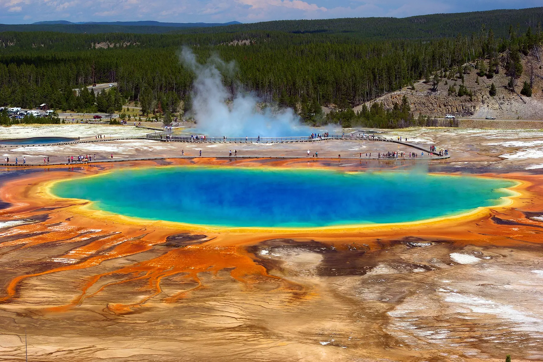 Ang Grand Prismatic Spring sa Yellowstone