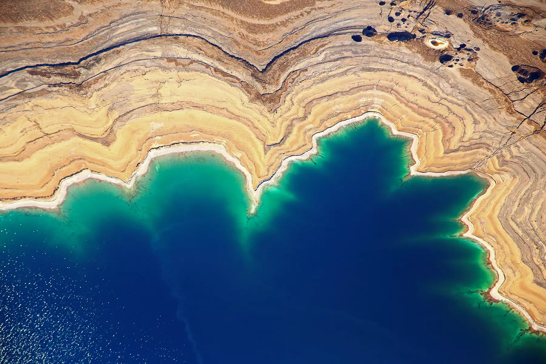 La Mer Morte d'en haut.