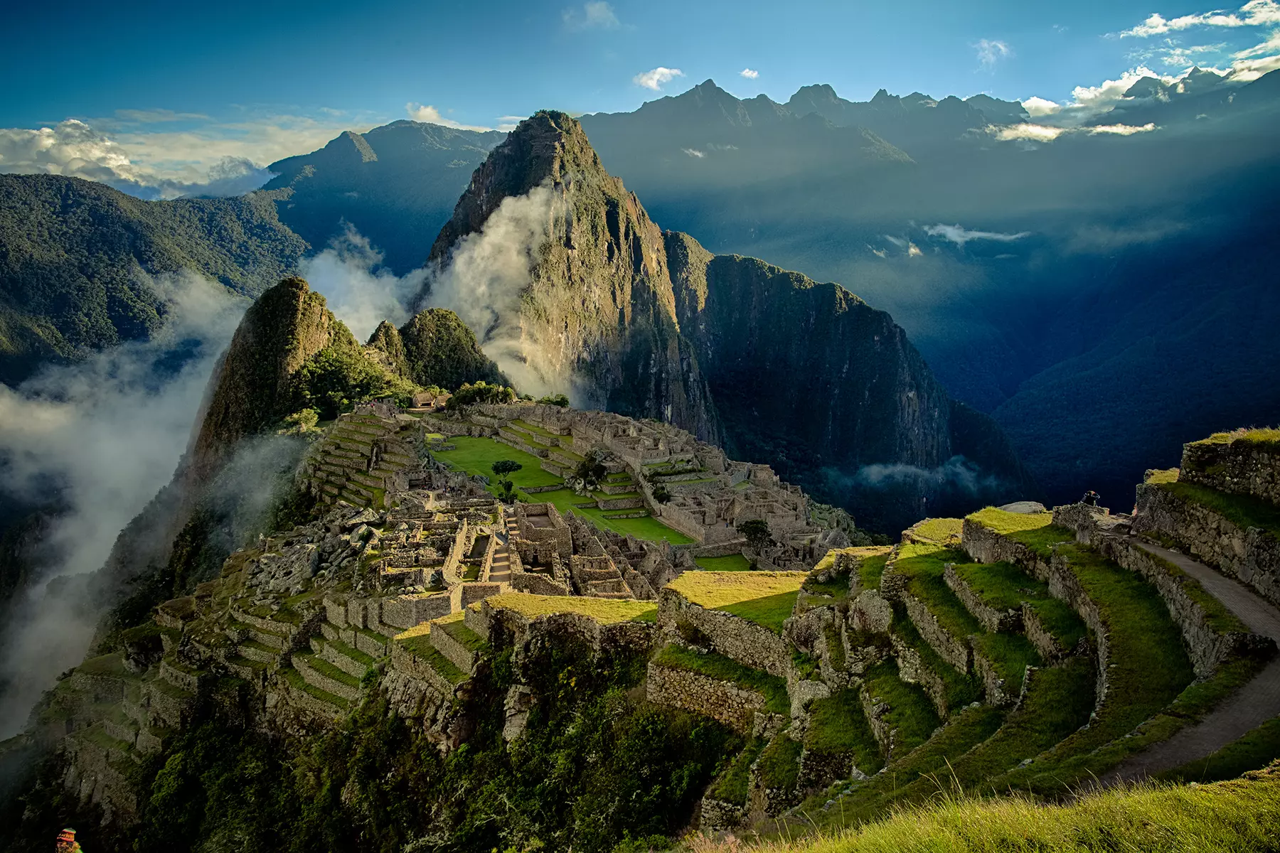 Majestatyczny górski krajobraz, Machu Picchu, Peru