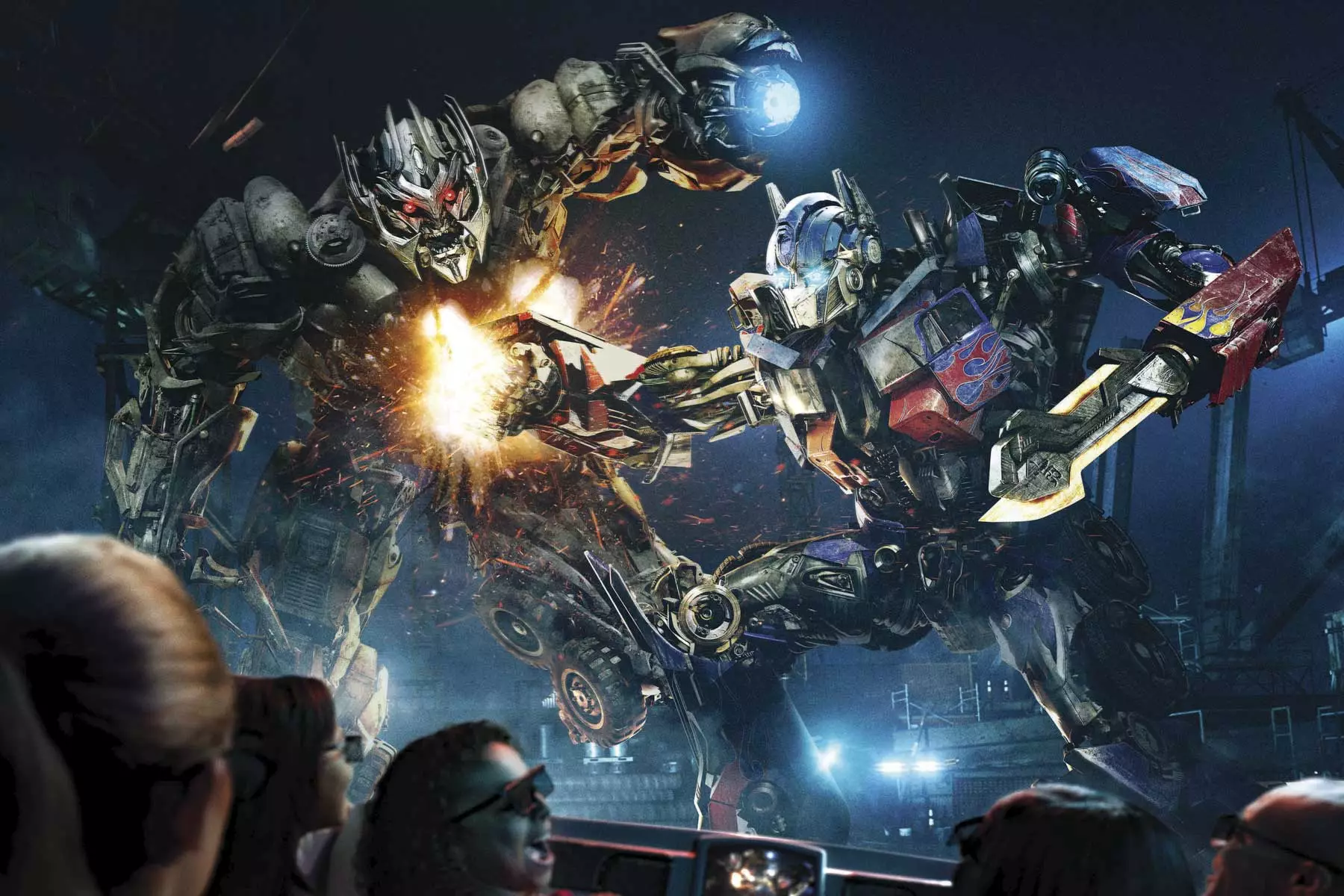 Universal တွင် Transformers 3D Ride