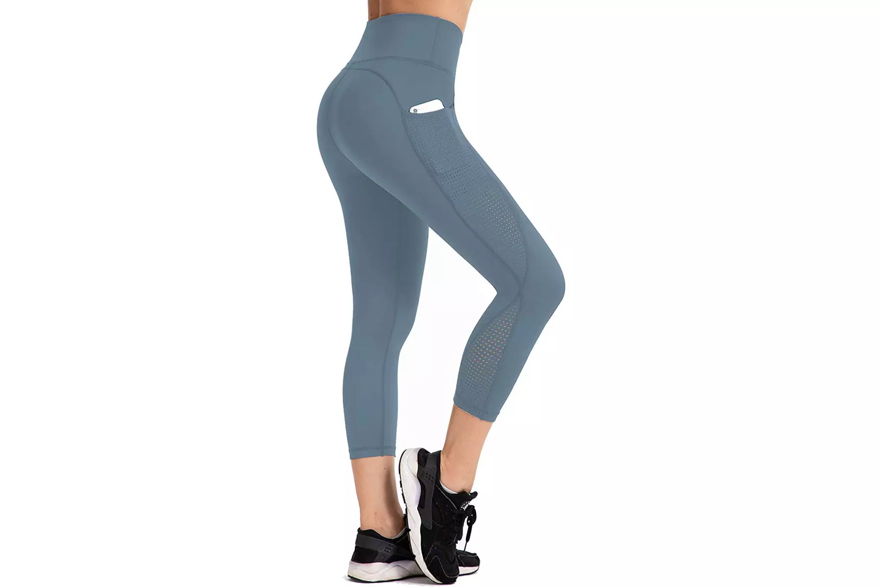 Grey/blo cropped Leggings