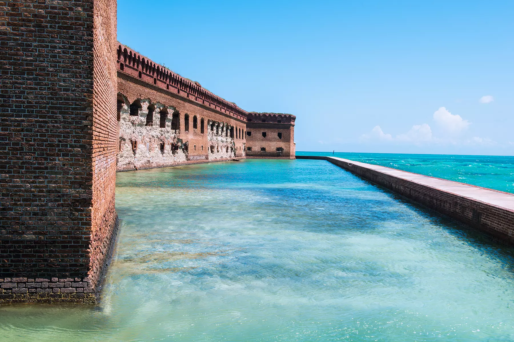 Fort Jefferson Military Fortress sa Dry Tortugas National Park