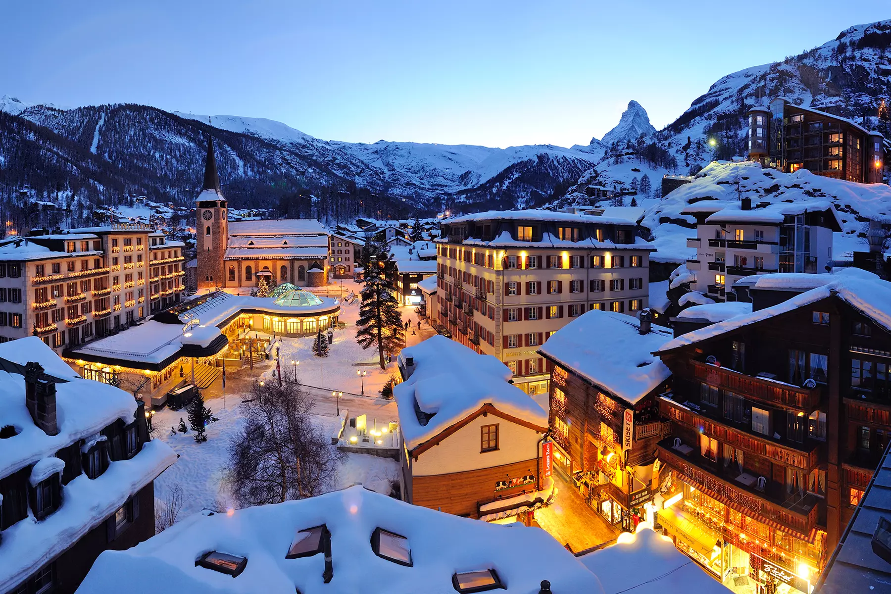 Kampung di Zermatt