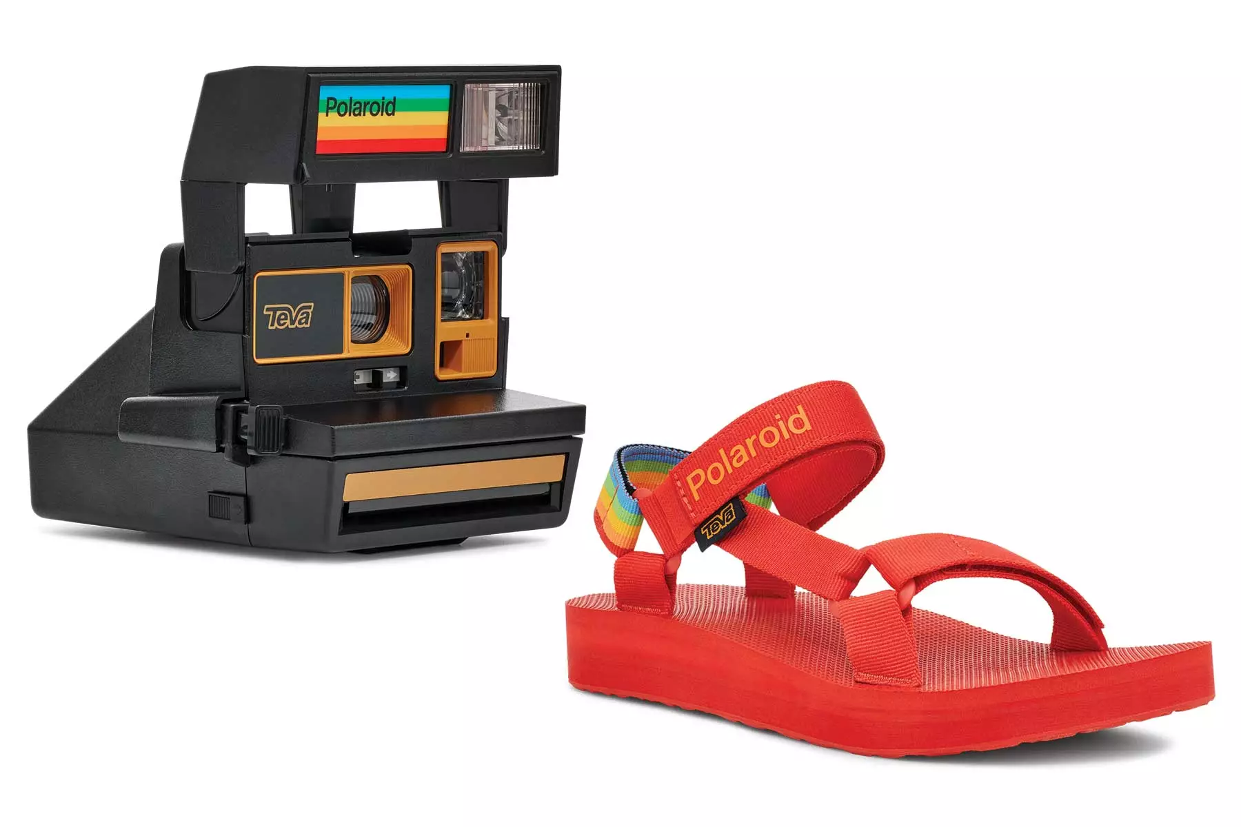 Teva x Polaroid សហការគ្នាលើស្បែកជើងប៉ាតា និងកាមេរ៉ាសម្រាប់រដូវក្តៅ