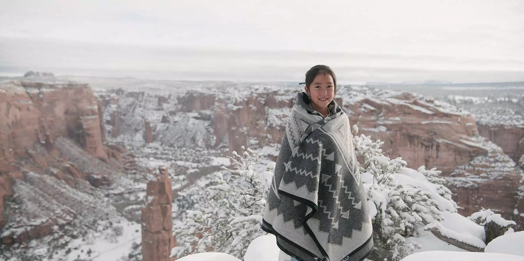 Arizona qışında Navajo Nation