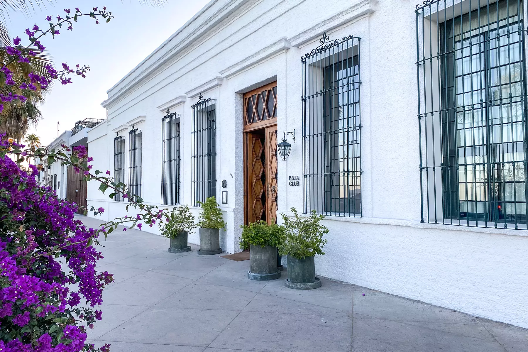 The exterior of Baja Club Hotel La Paz