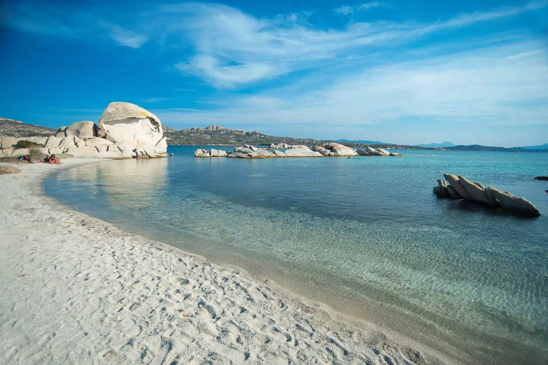 Spiaggia Testa del Polpo OctopusÕ Umutwe wa La Maddalena Island Sardinia Ubutaliyani Uburayi.