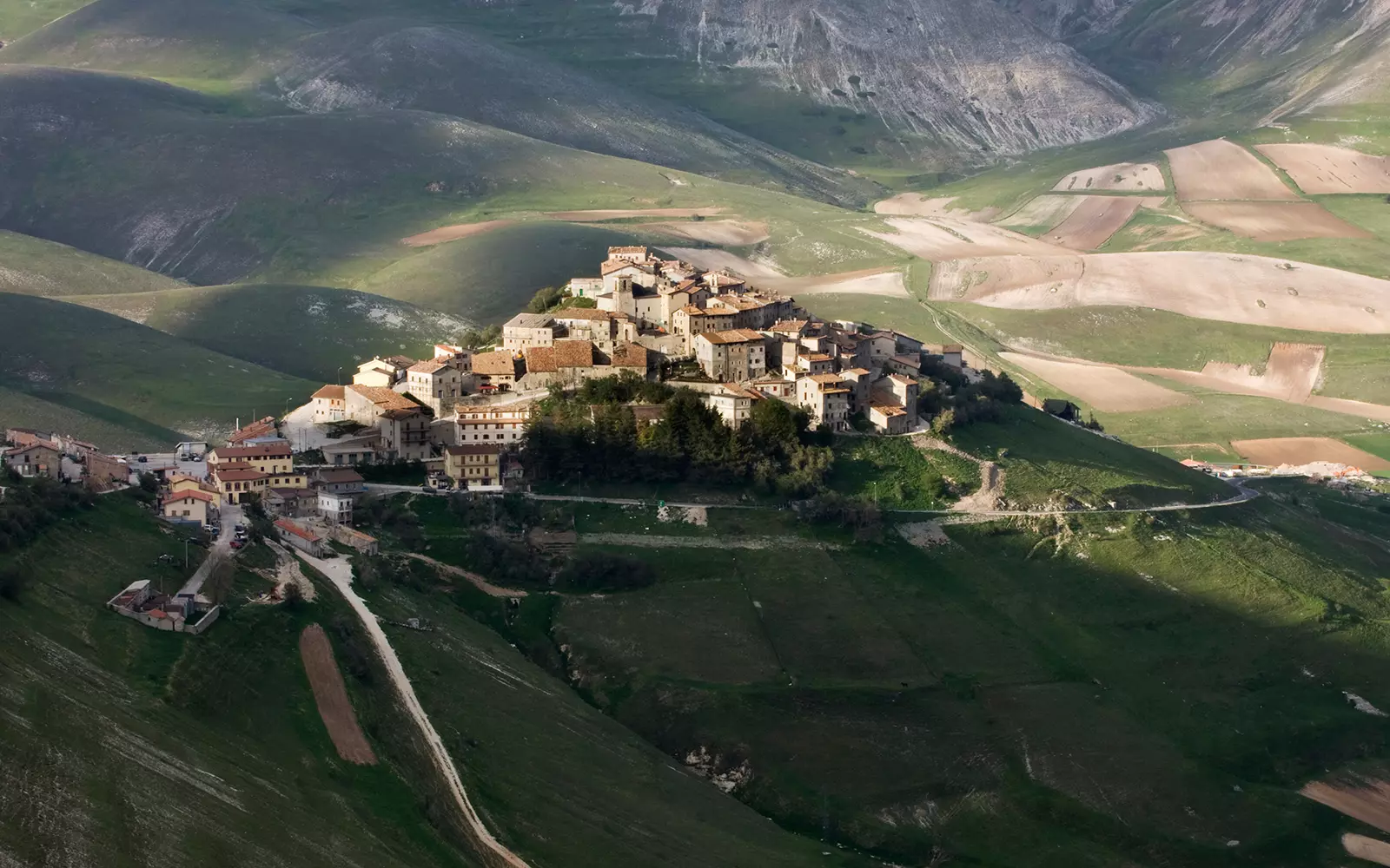 ƙaramin garin Turai Norcia, Italiya