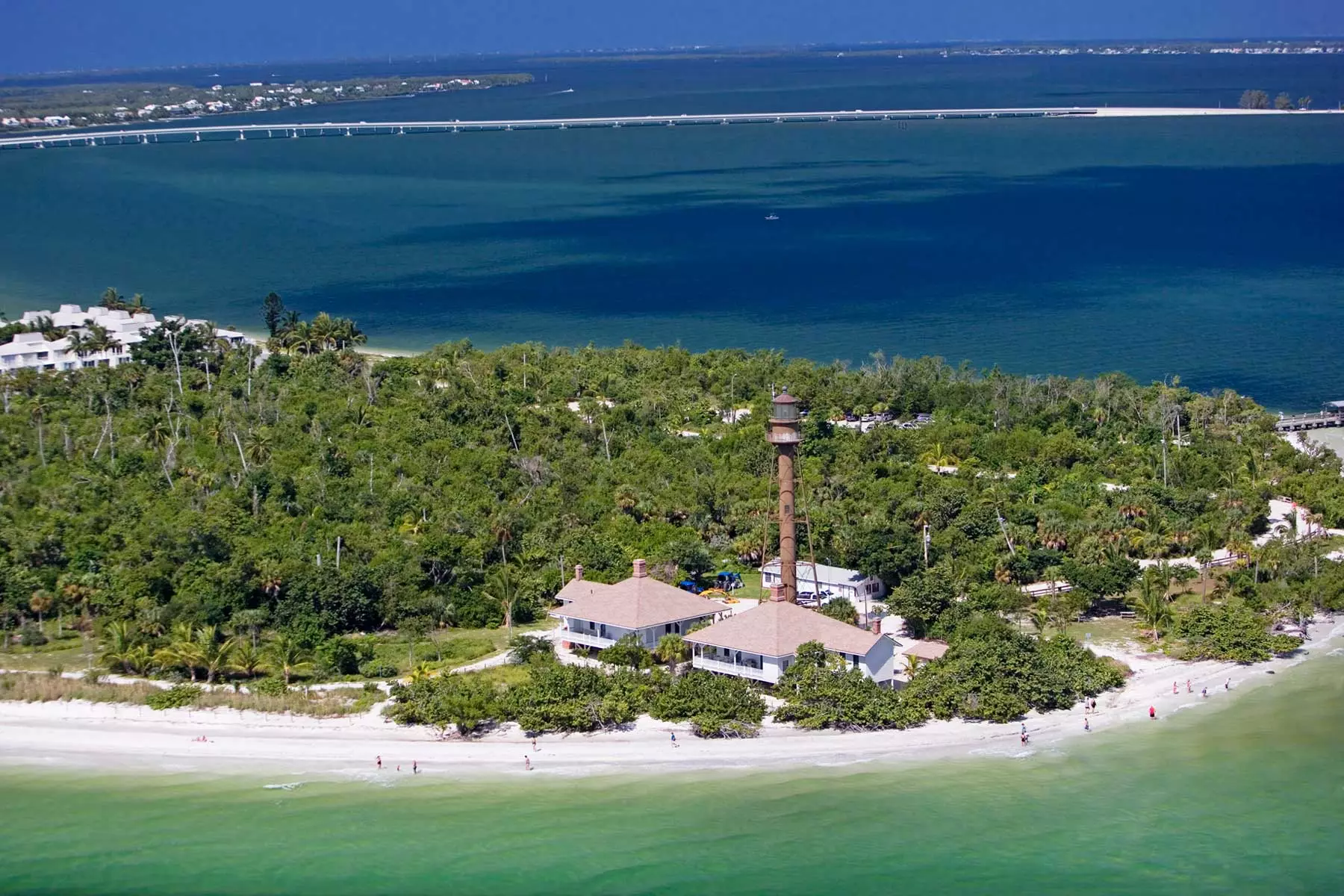 Luftfoto af Sanibel Island, Florida