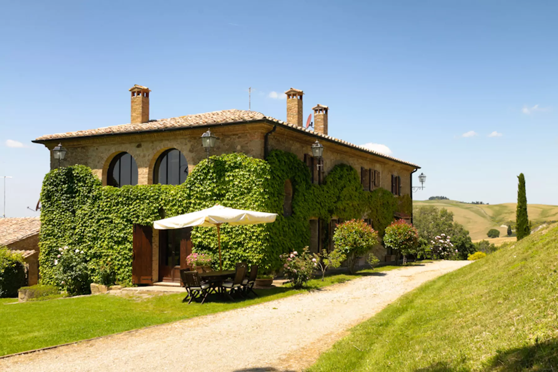 Villa grande de 3 dormitorios en Pienza, Orio, Montepulciano, Toscana, Italia