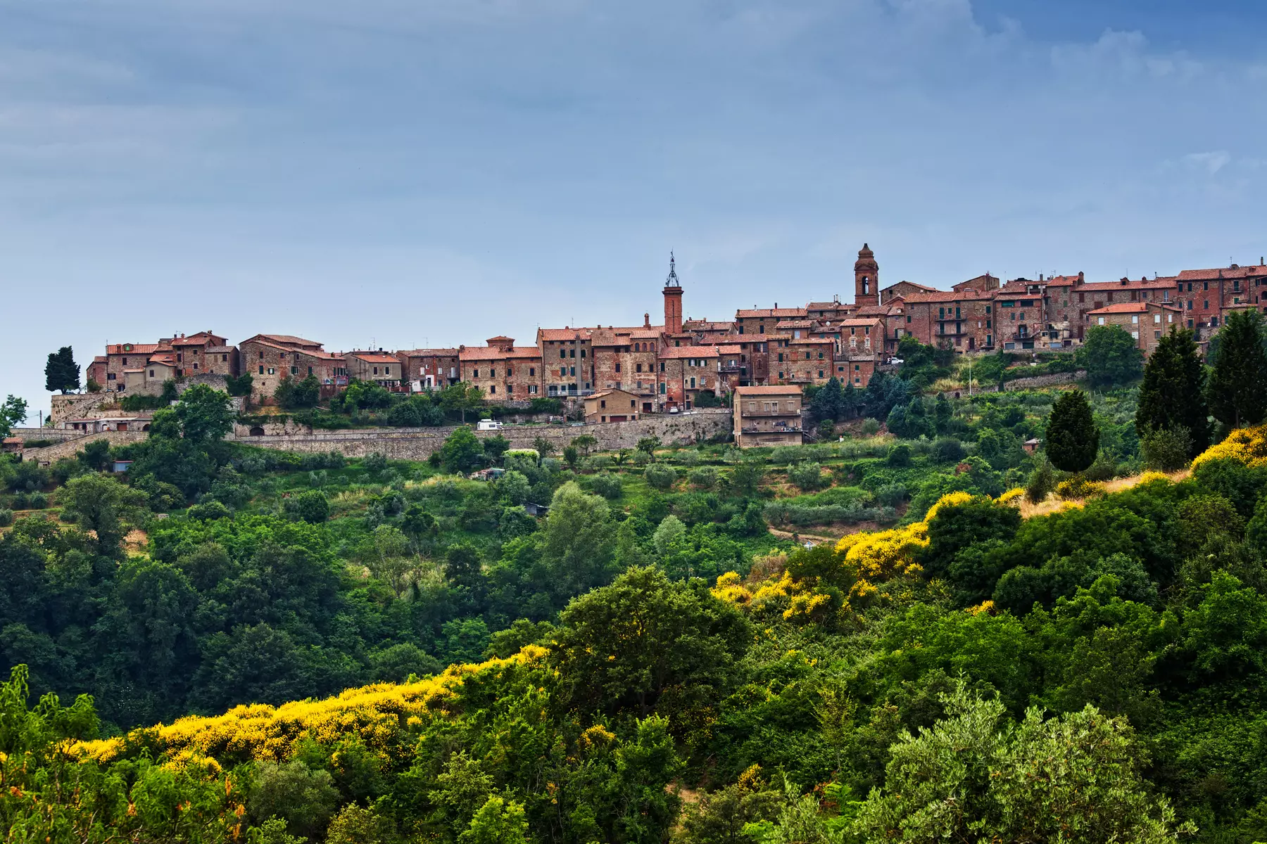 Monteleone d'Orvieto-Italia no verán