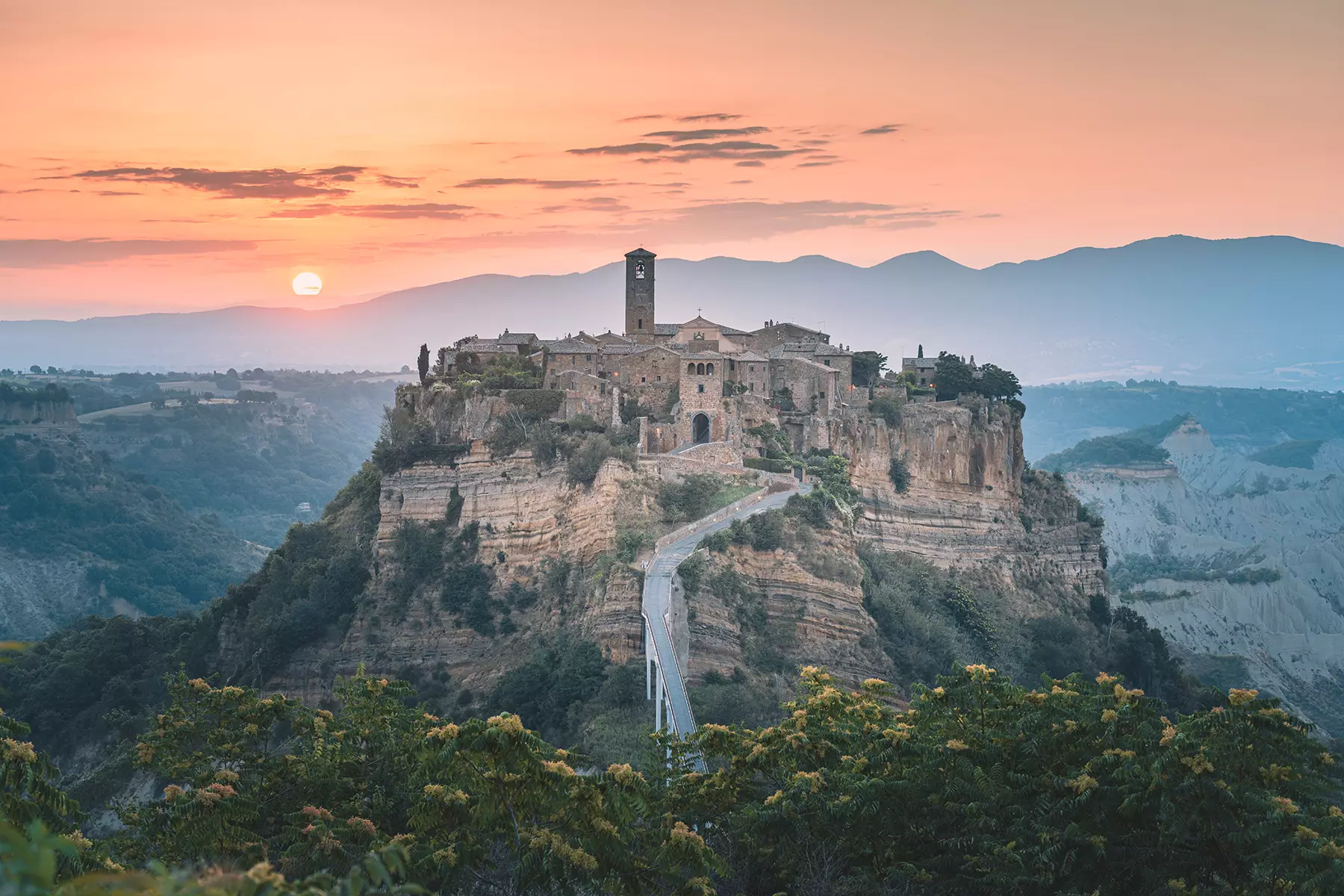 Civita di Bagnoregio ប្រទេសអ៊ីតាលី