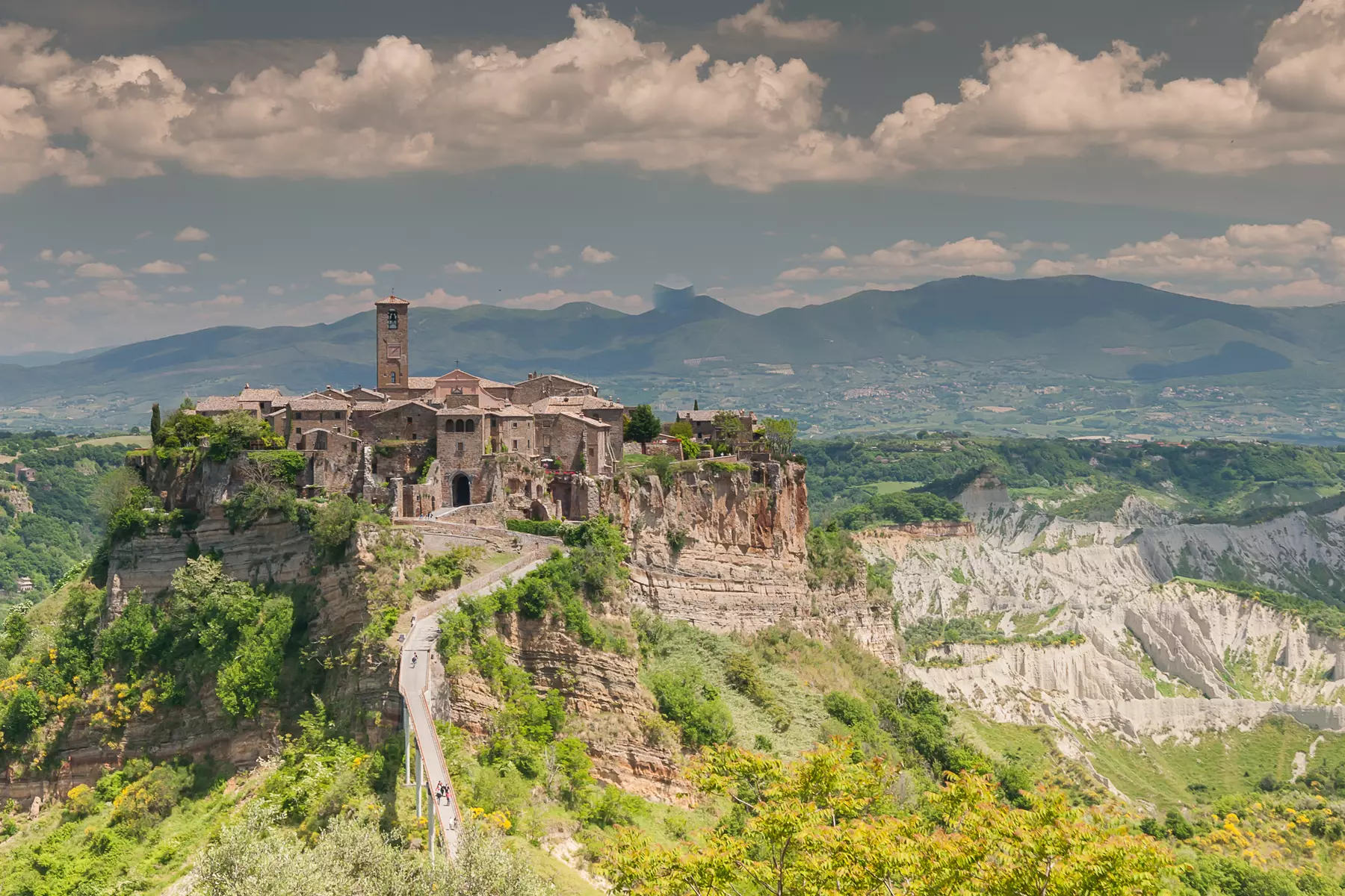 Comune of Bagnoregio នៅជិត Viterbo, Lazio - អ៊ីតាលី