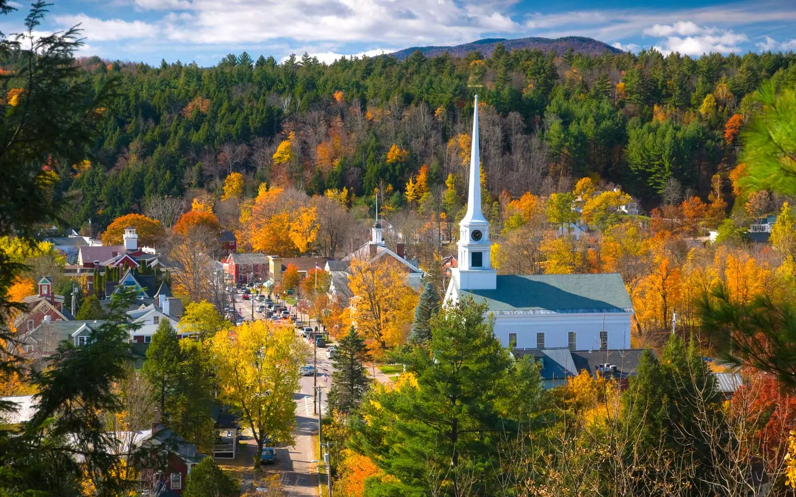 Caduta a Stowe, nel Vermont