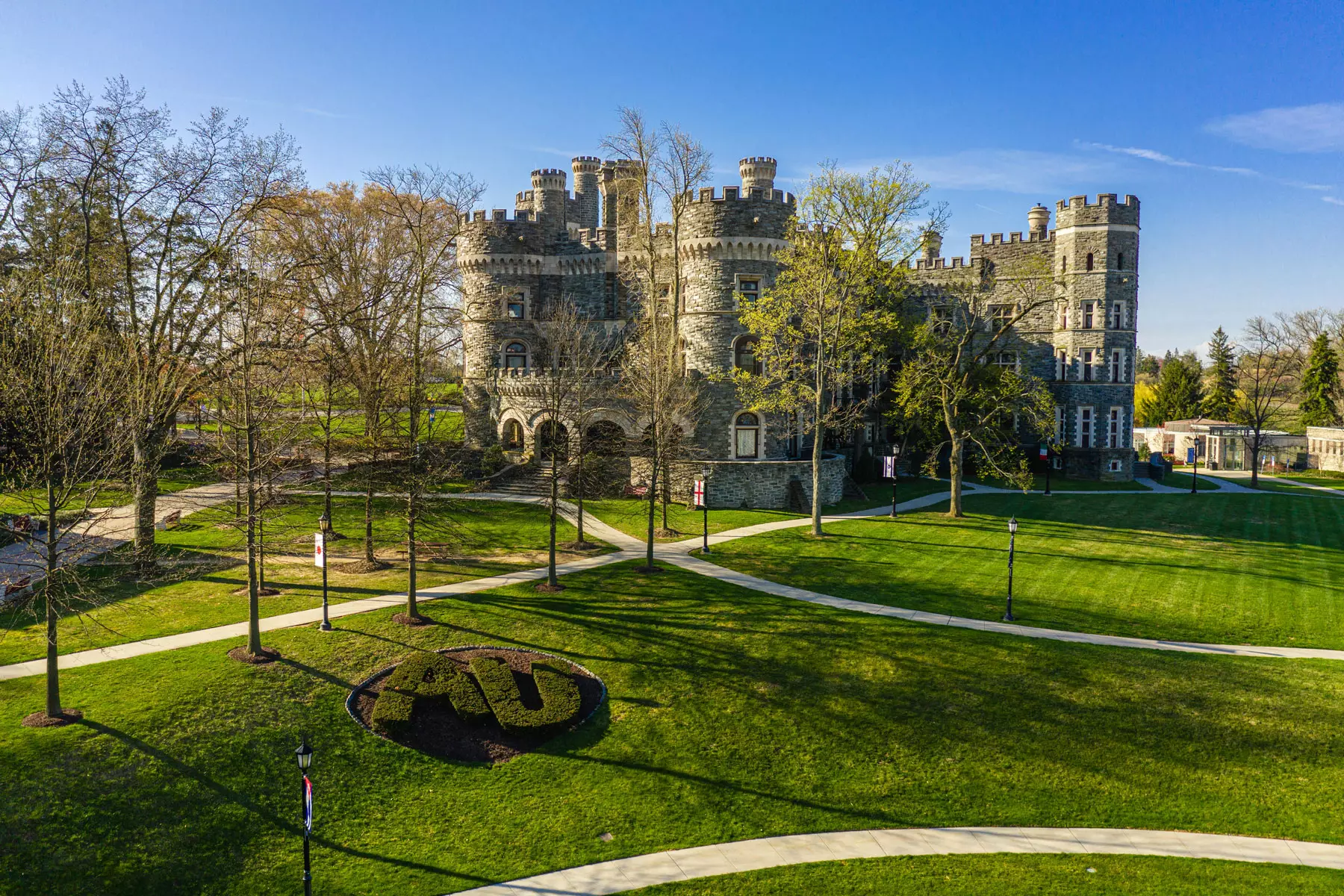 Castelul Gray Towers de la Universitatea Arcadia din Pennsylvania