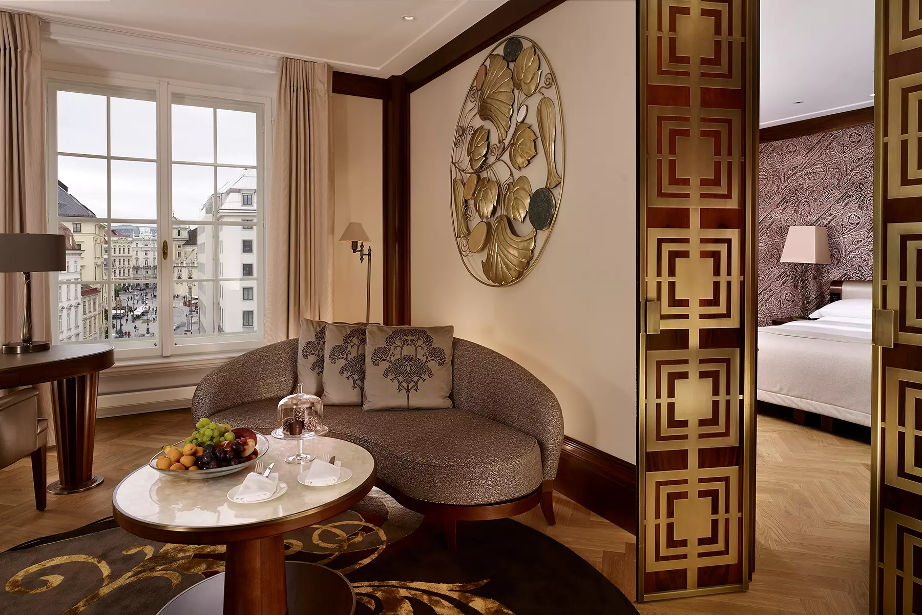 Interno di una suite al Park Hyatt Vienna