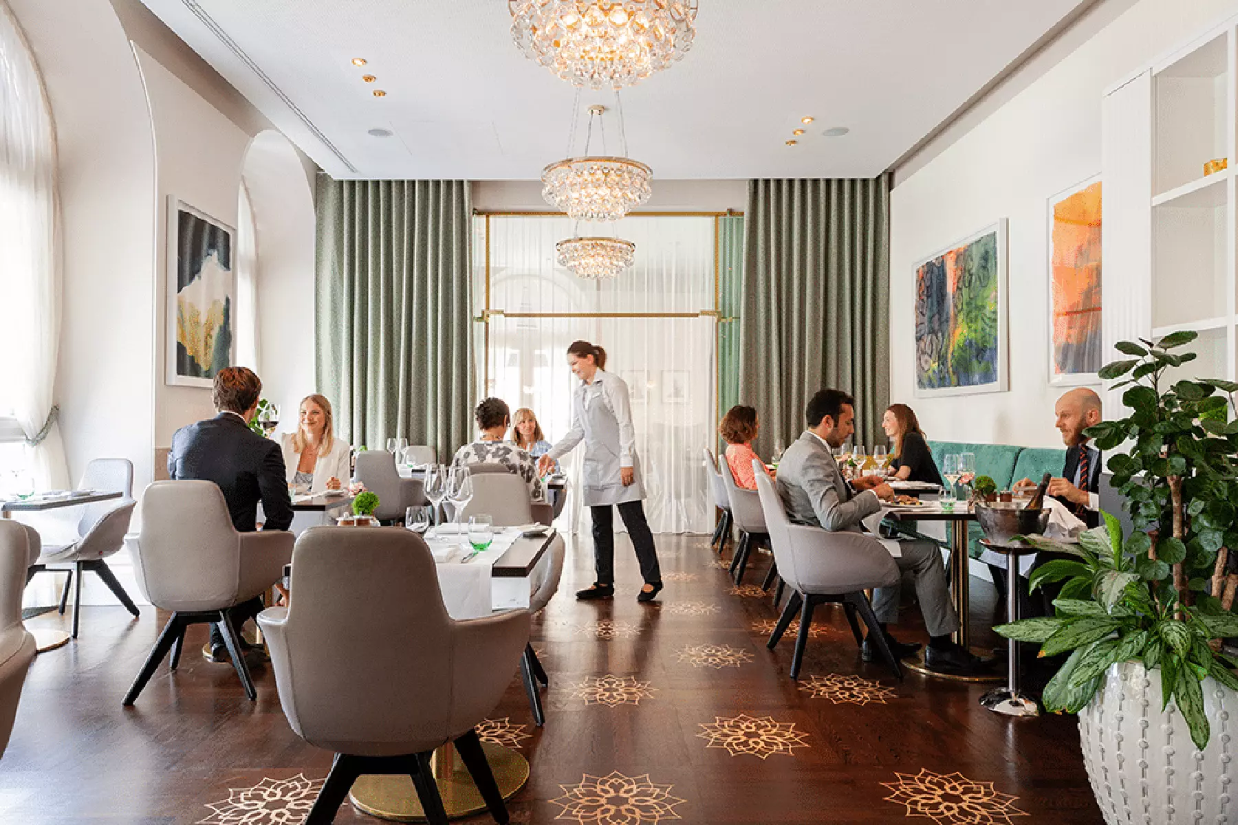 Interno della veranda a Sans Souci Wien