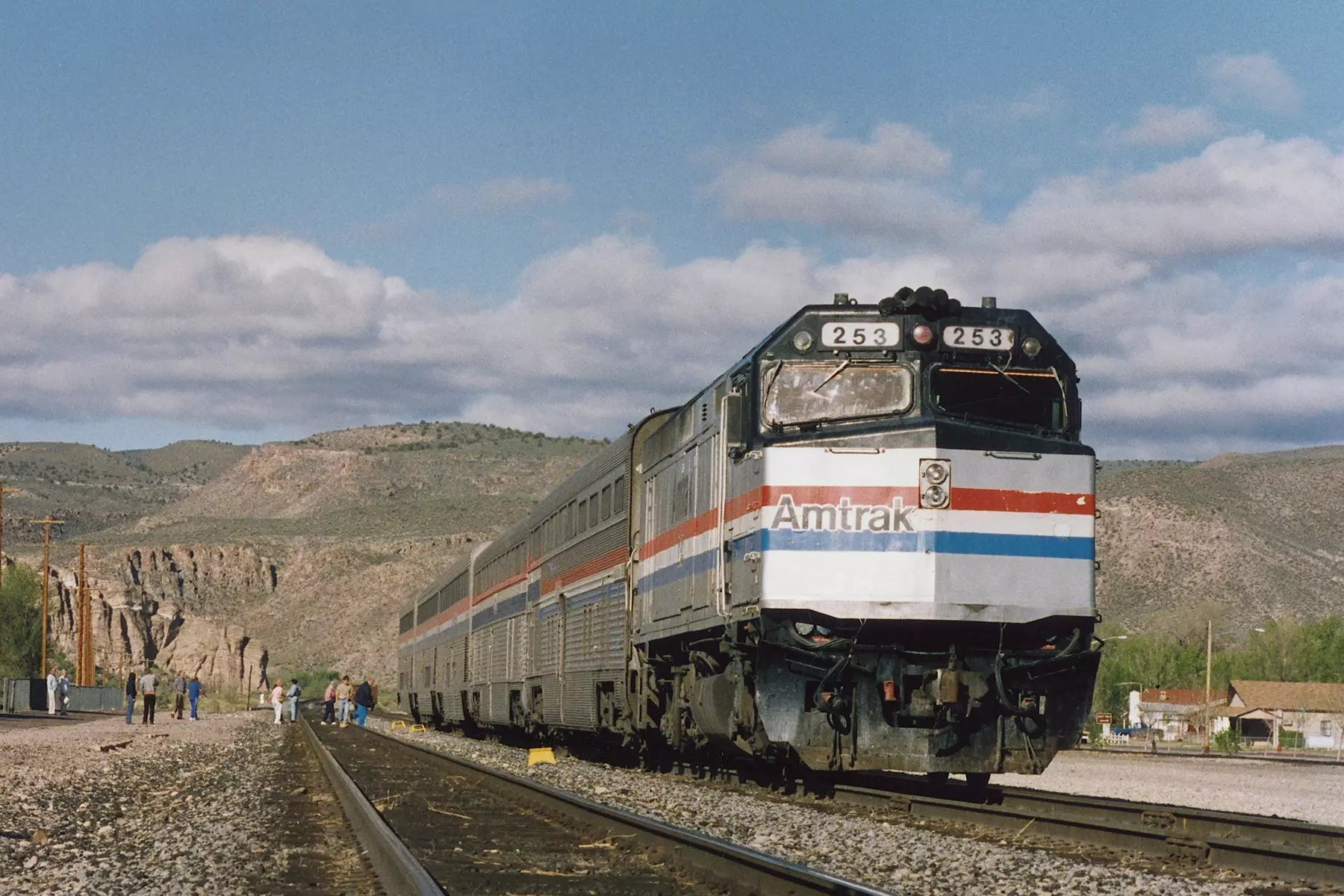 米国の旅客列車のアーカイブ画像