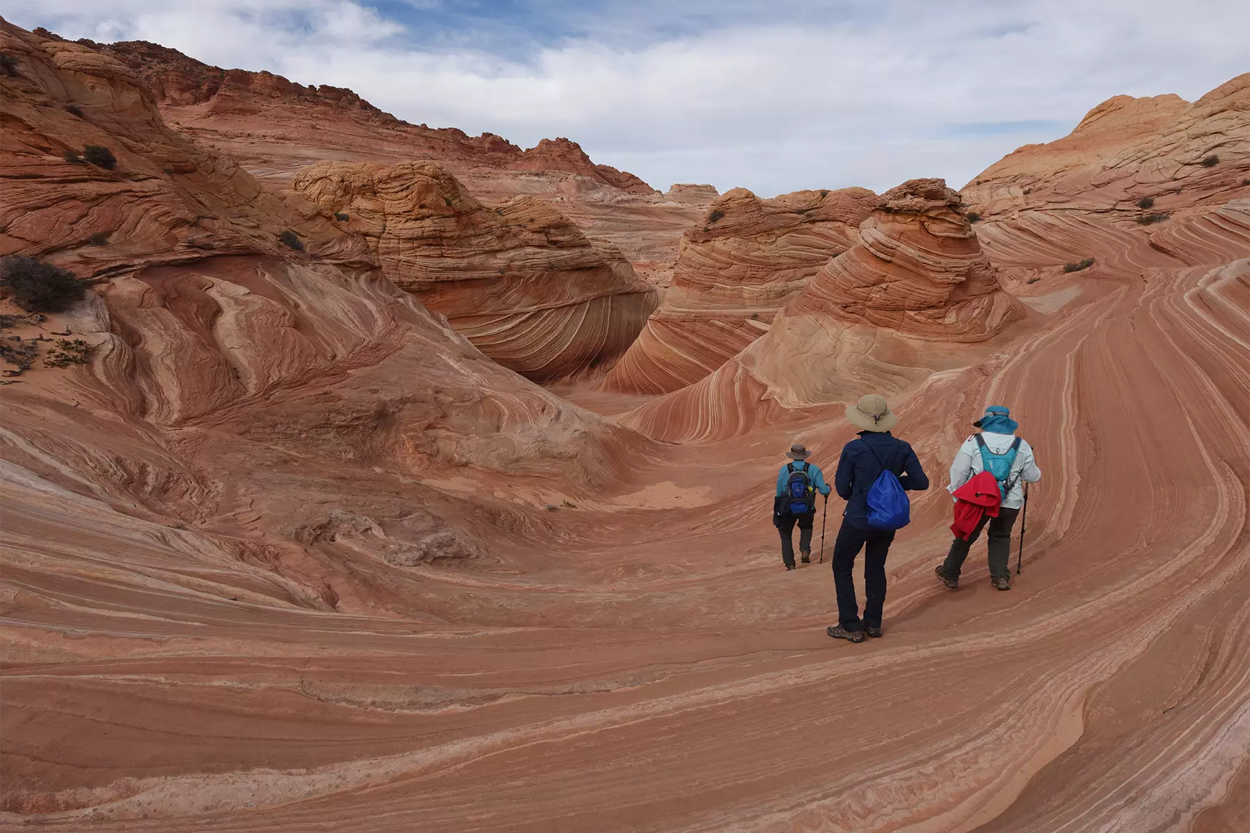 ຄື້ນໃນ Paria Canyon