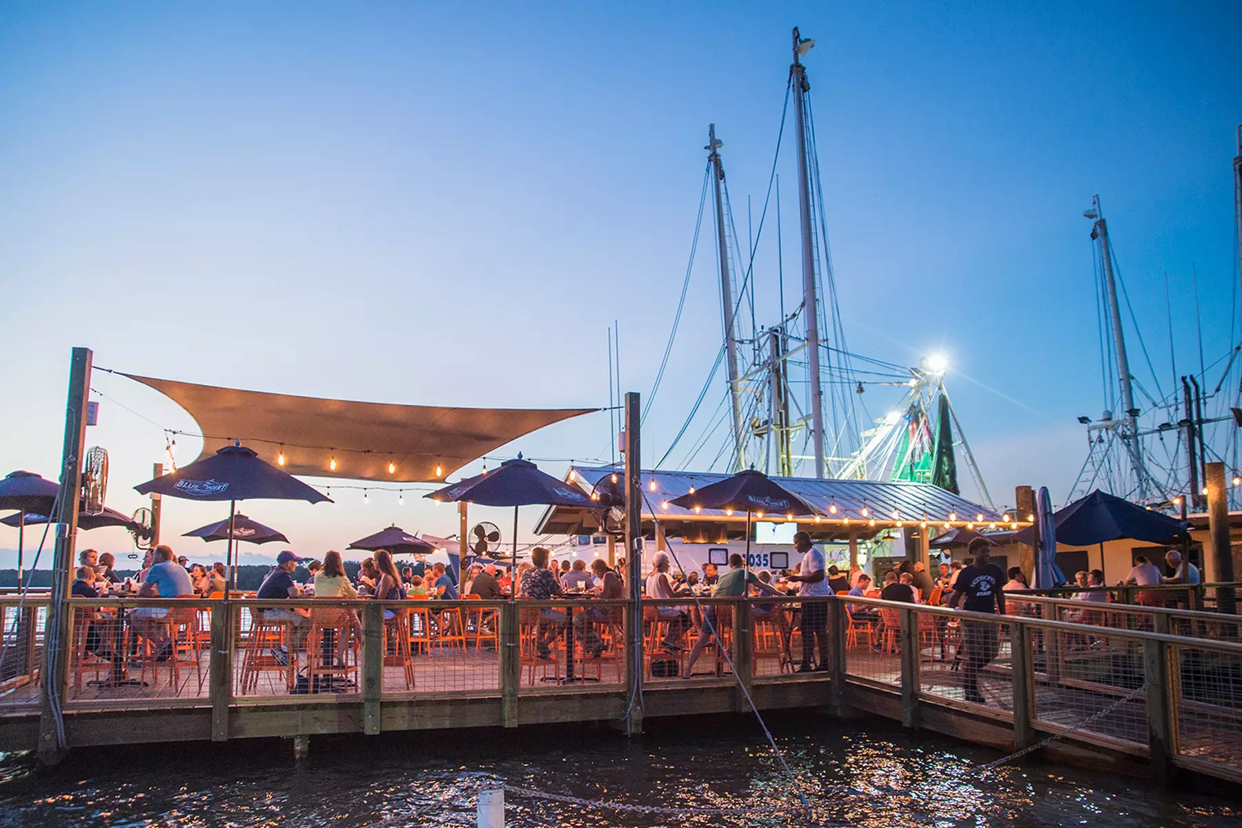 Hudson's Dockside ug Boathouse sa Hilton Head