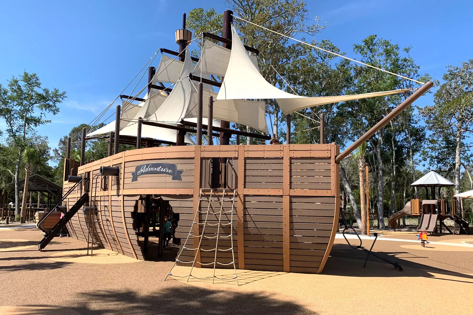 Playground no Celebration Park em Hilton Head Island